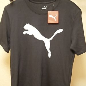 Puma | Shirts | Puma Big Cat Logo Tee S | Poshmark